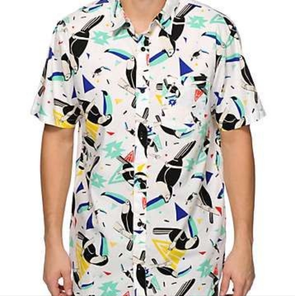 Empyre | Shirts | Empyre Surplus Co Tucan 8s Theme Button Down Shirt ...